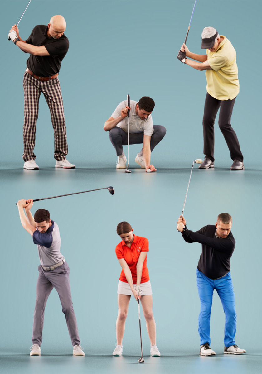 1026 Golf Bundle – 3DPEOPLE