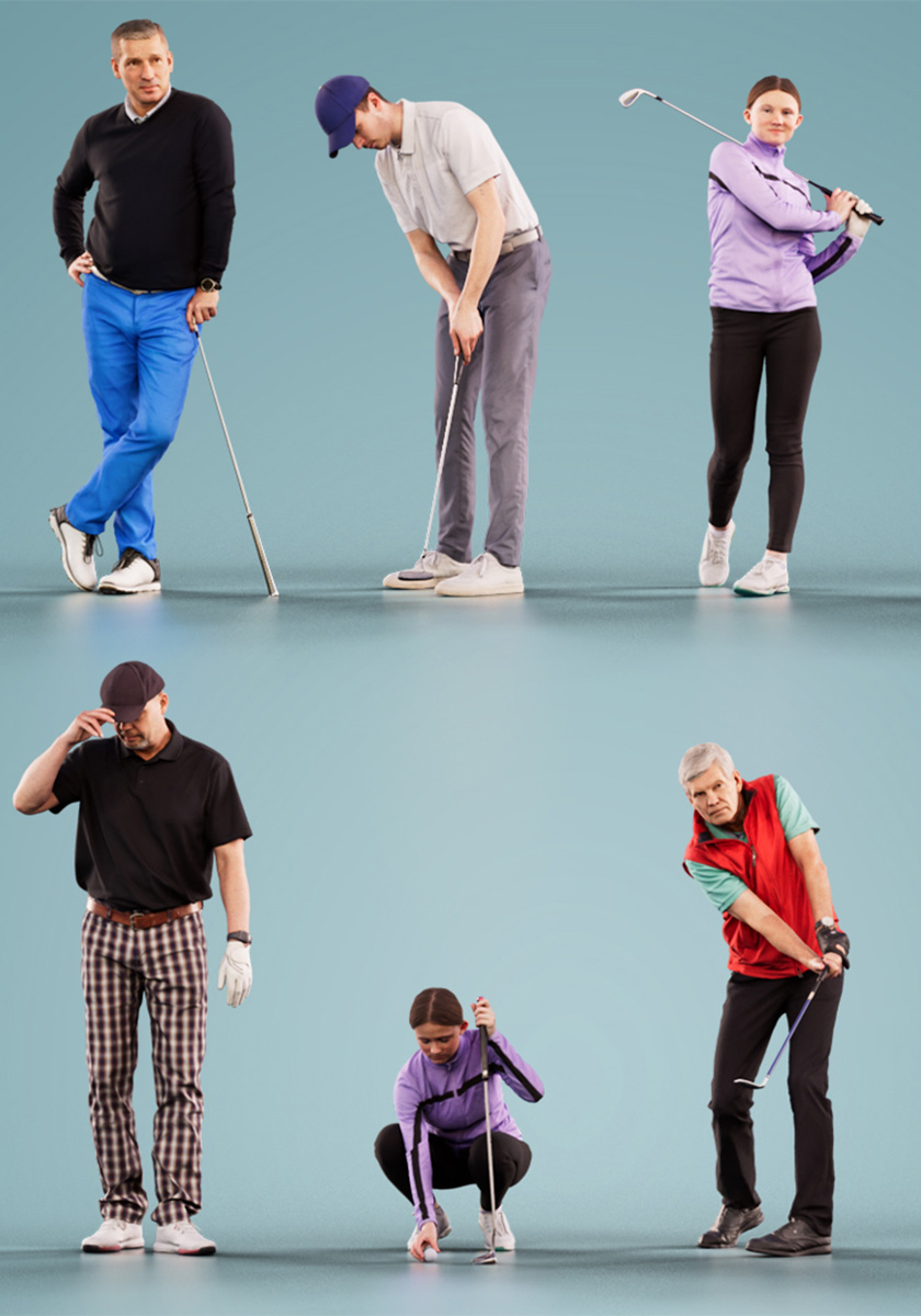 1026 Golf Bundle – 3DPEOPLE